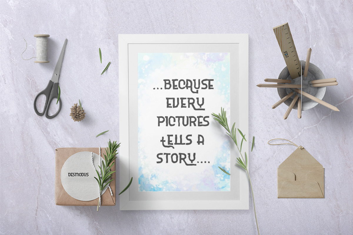 Desmodus - Geometric Typeface, a Font by TGIF.STD