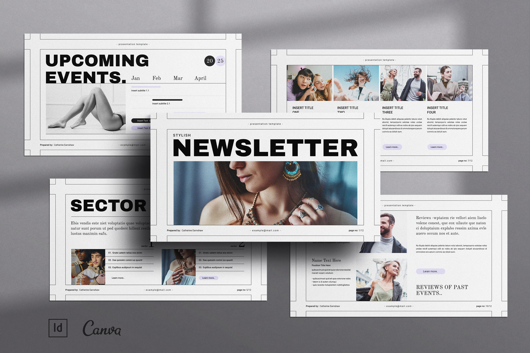 Newsletter Presentation Template, a Presentation Template by ...
