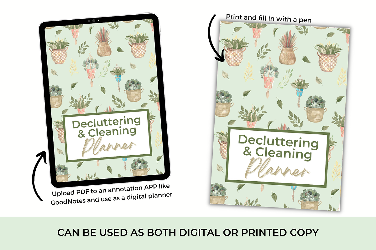 Decluttering Planner - Printable | Creative Market