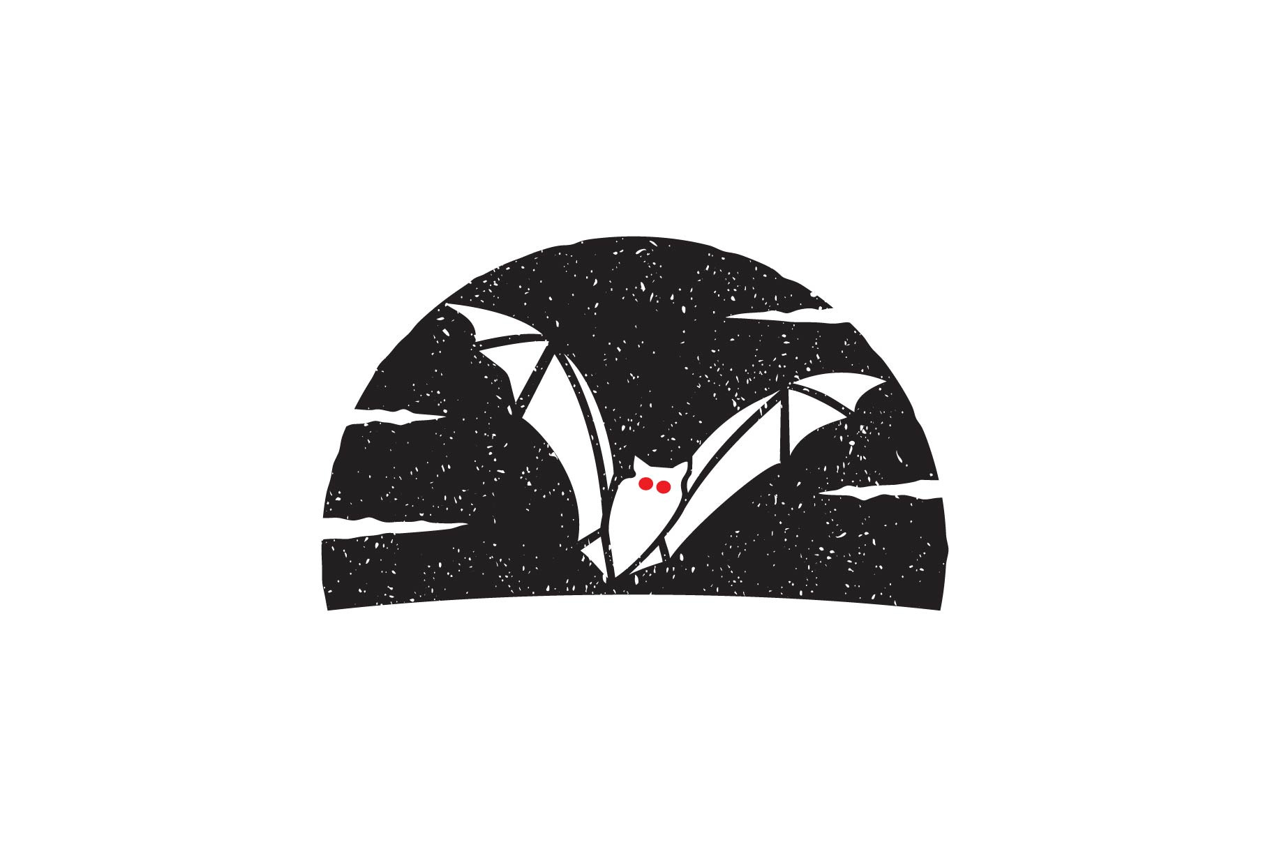 bat flying logo, a Branding & Logo Template by ZHR Creative