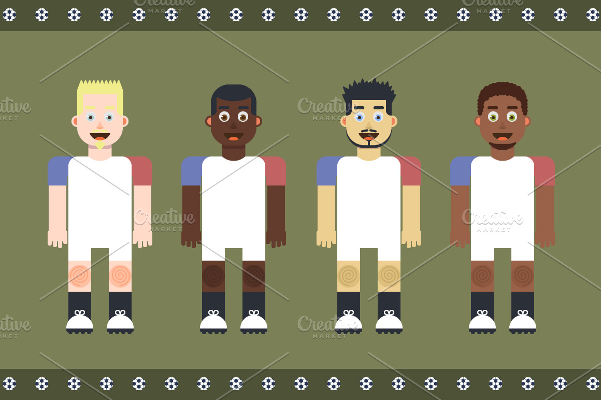 Football avatar constructor, a Healthcare Illustration by Muar Mar
