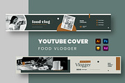 Food Vlogger Youtube Cover, a Social Media Template by MikroType Std