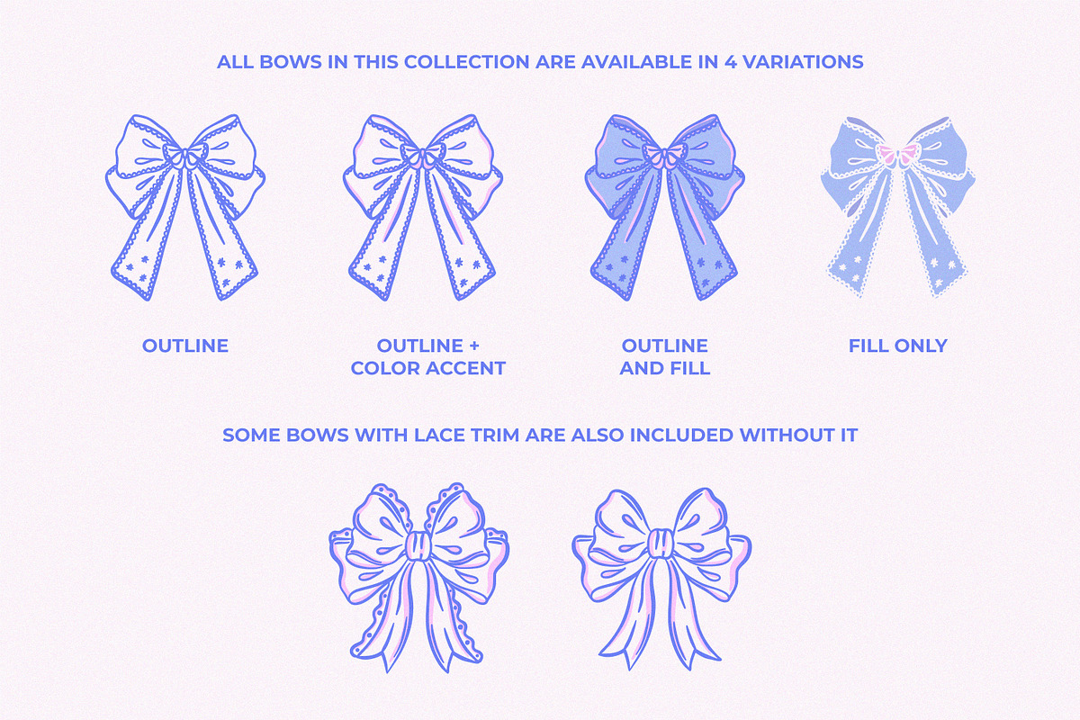 Charming Bows, Patterns & Templates