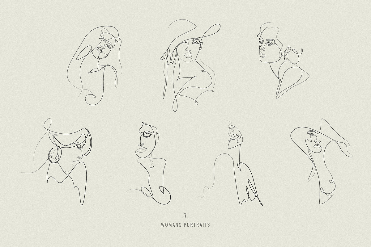 Charm. 20 Line Art Illustrations set, a Decorative Illustration by le-genda