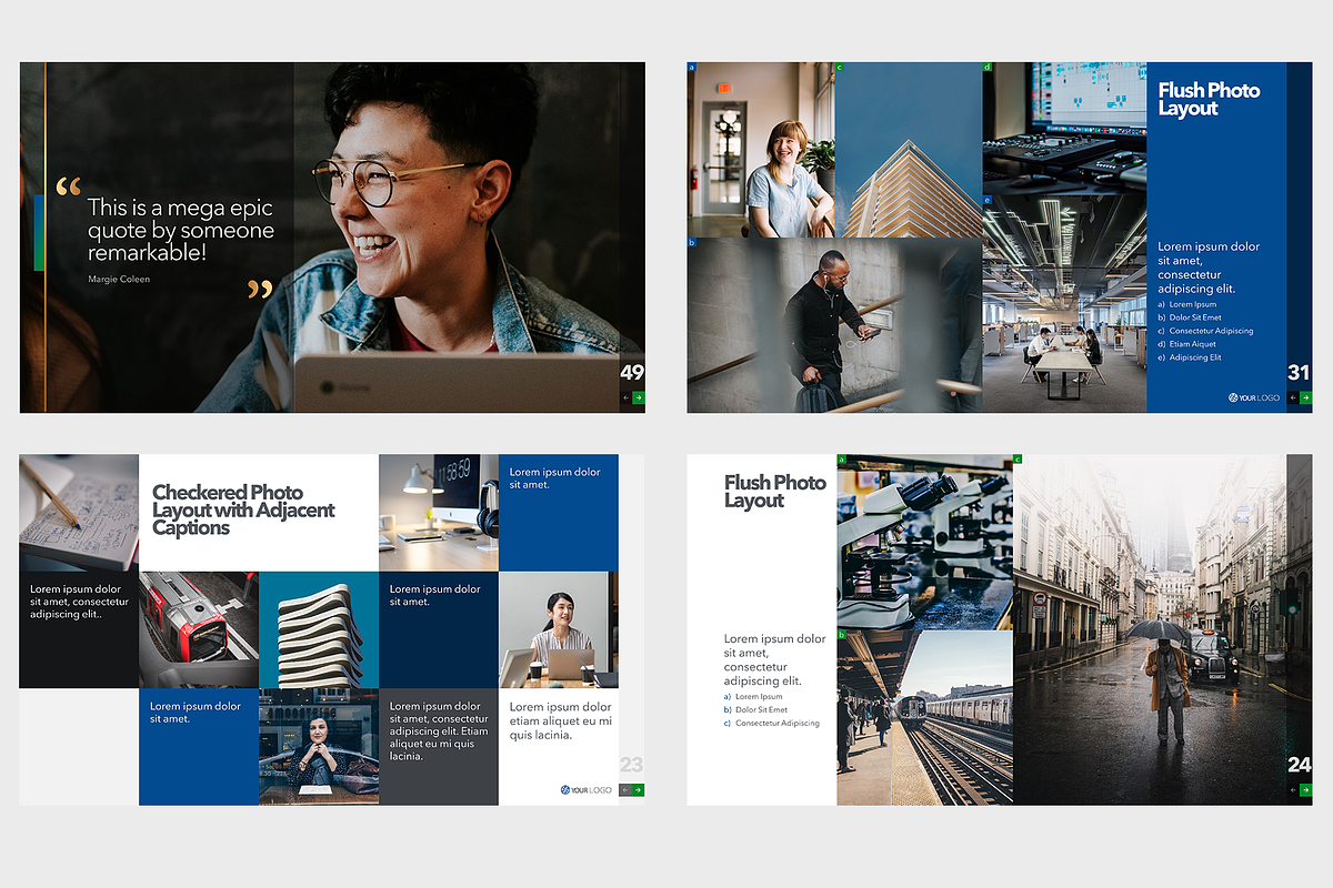 Mega Epic PowerPoint Template, a Presentation Template by Knockout Prezo