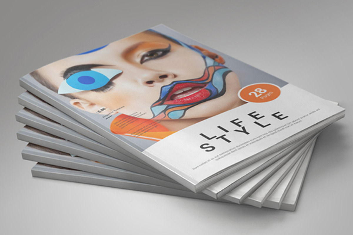 Life Style Magazine Template, a Magazine Template by Thirtypath Studio