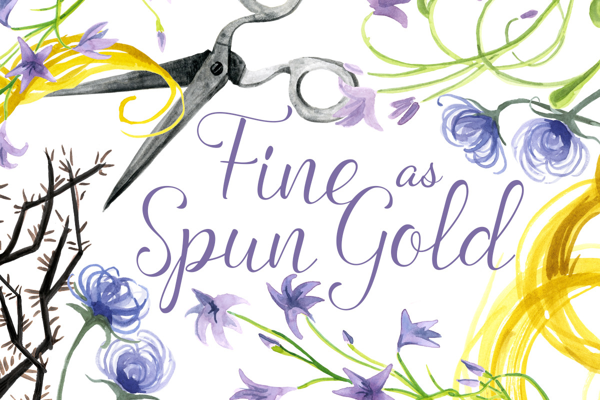 Fine as Spun Gold, an Illustration by Digital Press Creation