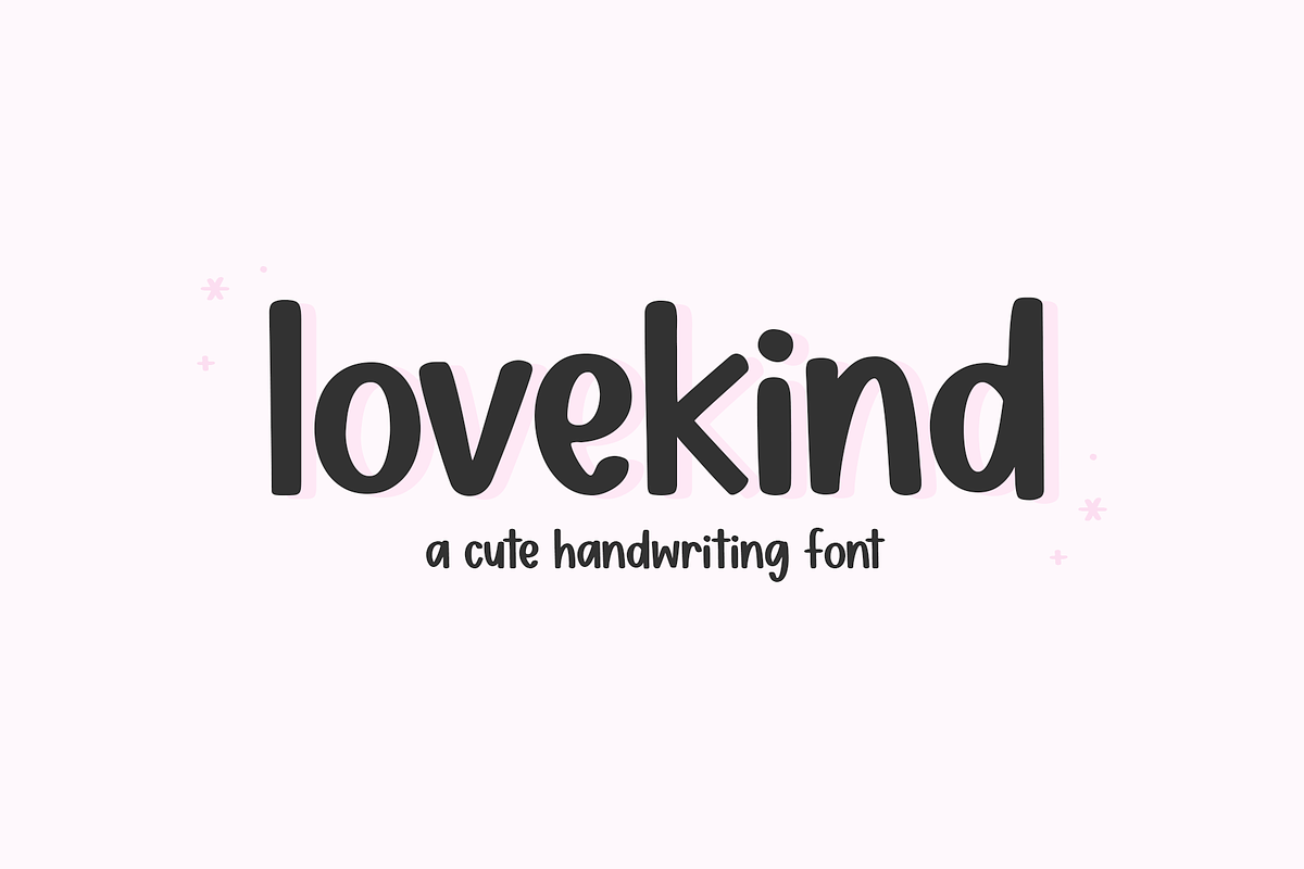 Lovekind | Cute Handwriting Font, a Handwritten Font by KA Designs