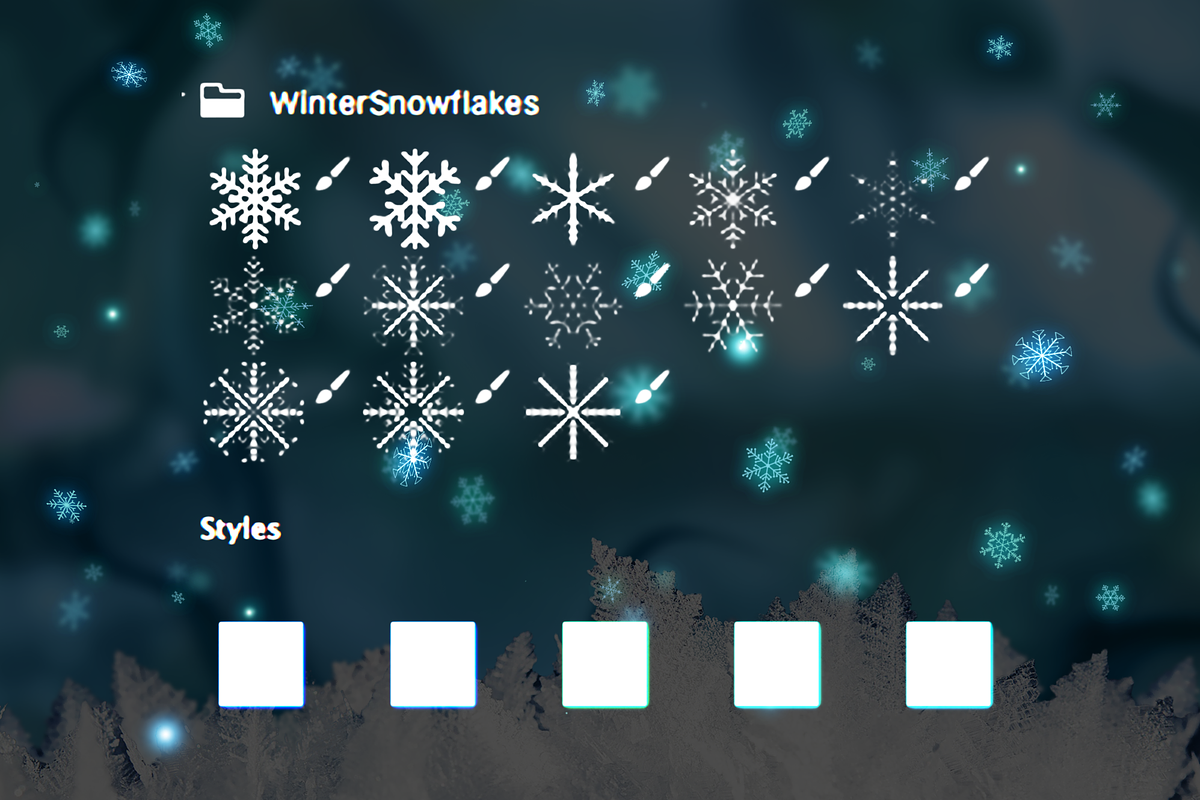 CartoonWinter Swatches for Photoshop, a Palette Add-On by FaeryDesign ...
