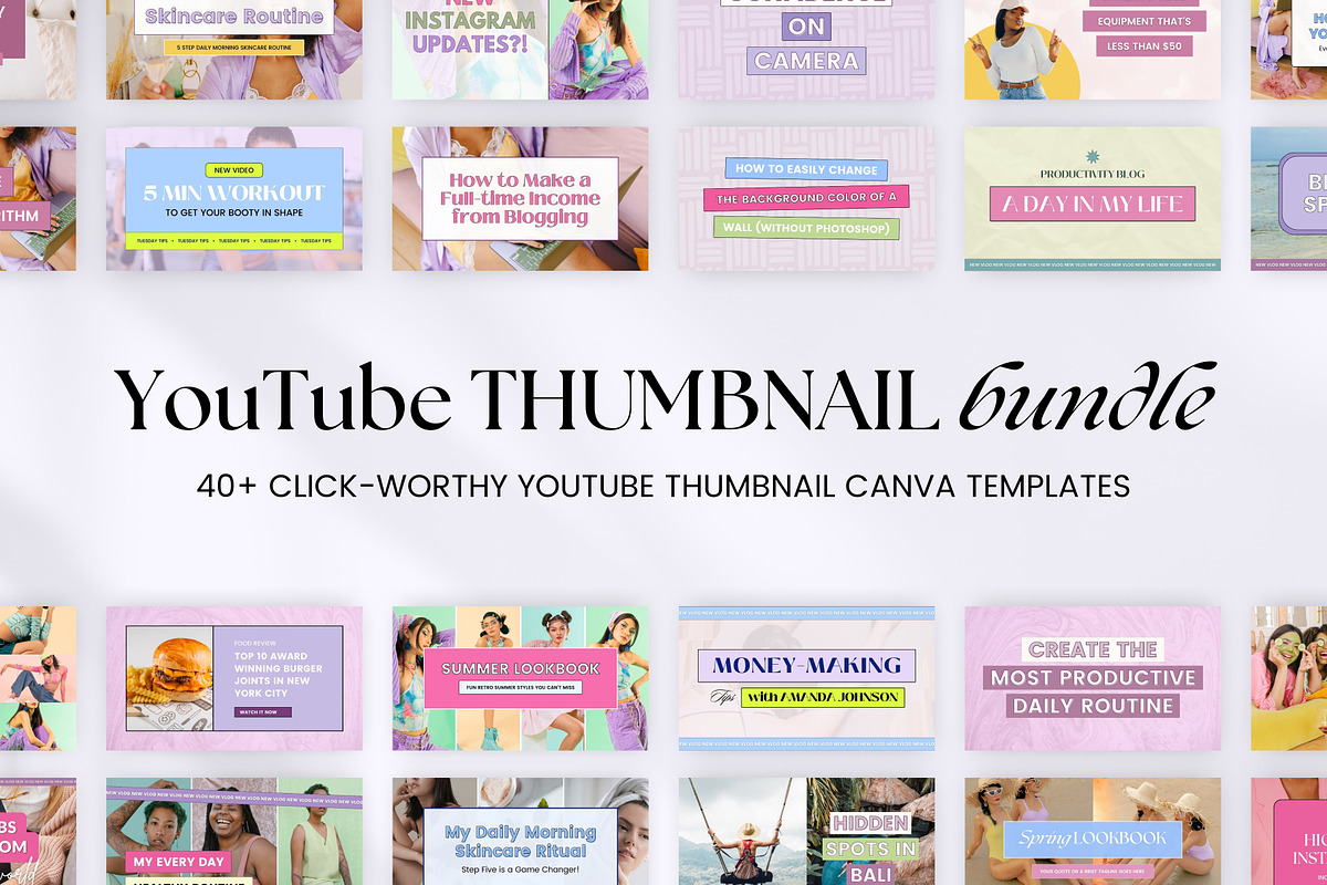 Canva YouTube Thumbnail Templates