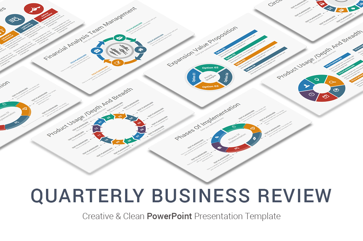 Quarterly Business Review Design, a Presentation Template by OceanArt