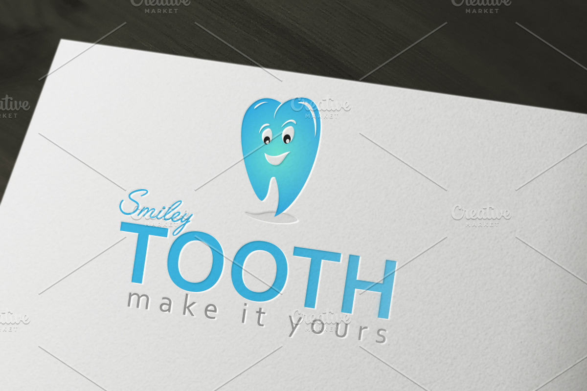 Smiley Tooth Dental Logo, a Branding & Logo Template by NasirGrfx