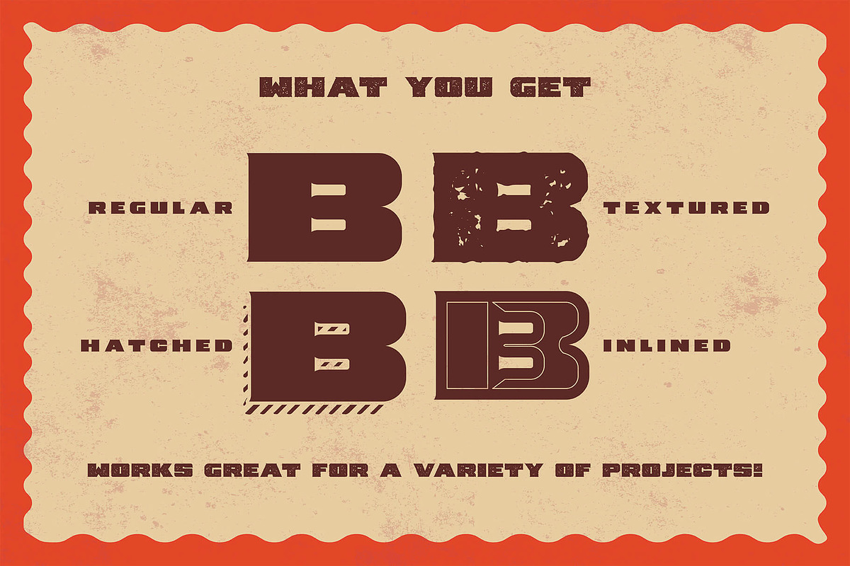 Barry | 4 Font Styles, a Slab Serif Font by ochaya designs