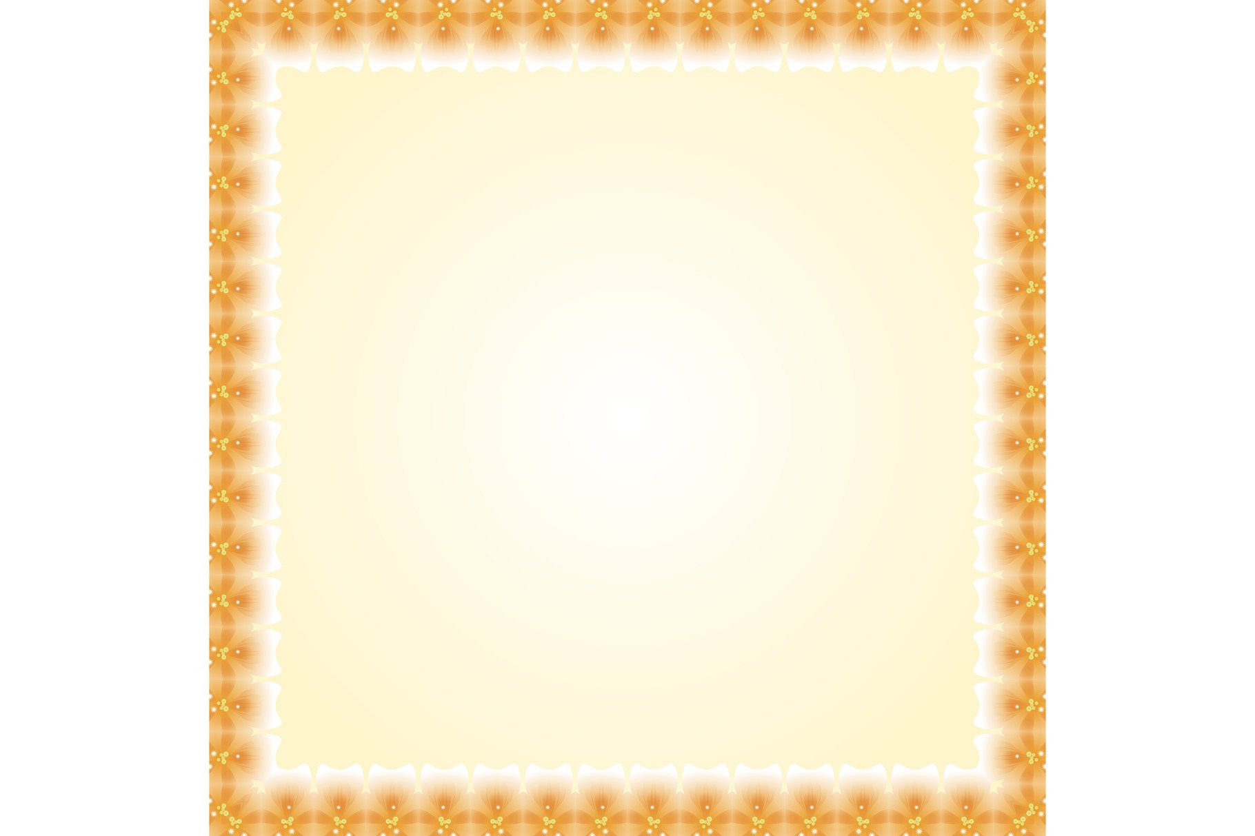 Floral Vector Fine Frame, a Texture Graphic by FineArtStudio