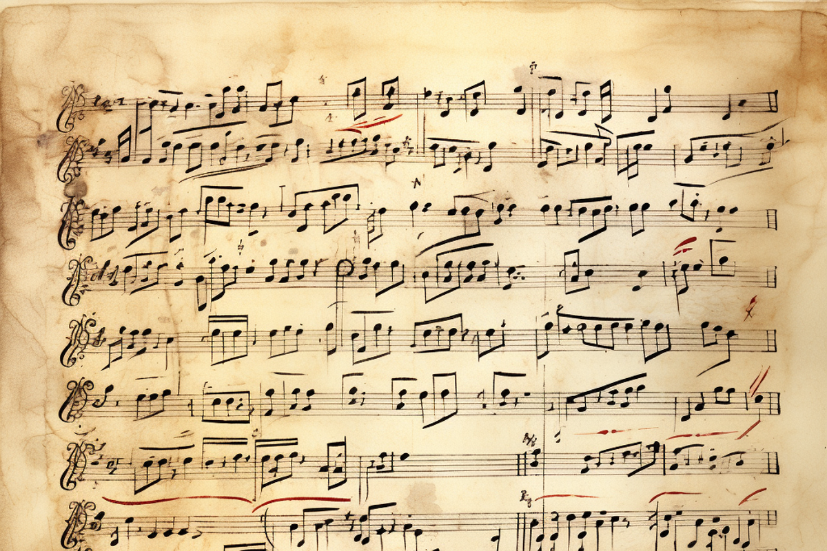 Vintage Musical Notes