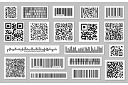 Black barcodes. Barcode labeling, qr, a Graphic by LadadikArt