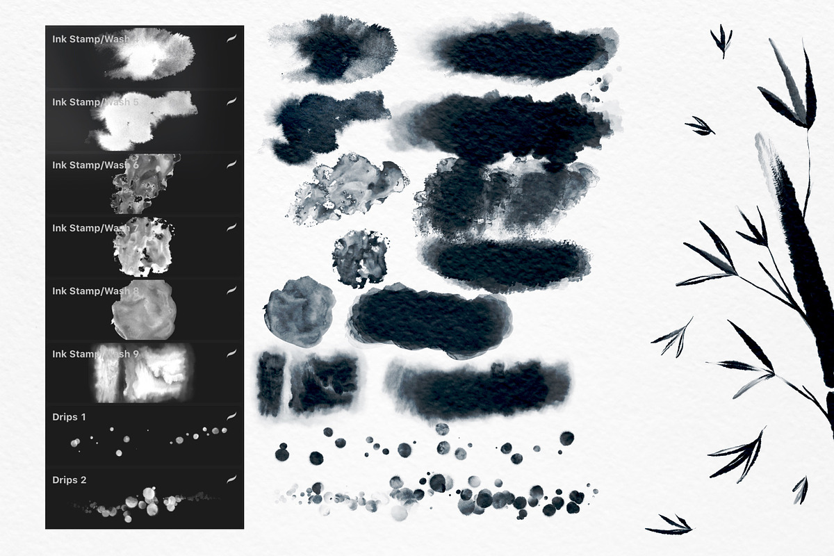 Inktober Brush Pack for Procreate, a Brush Add-On by OlgaRom
