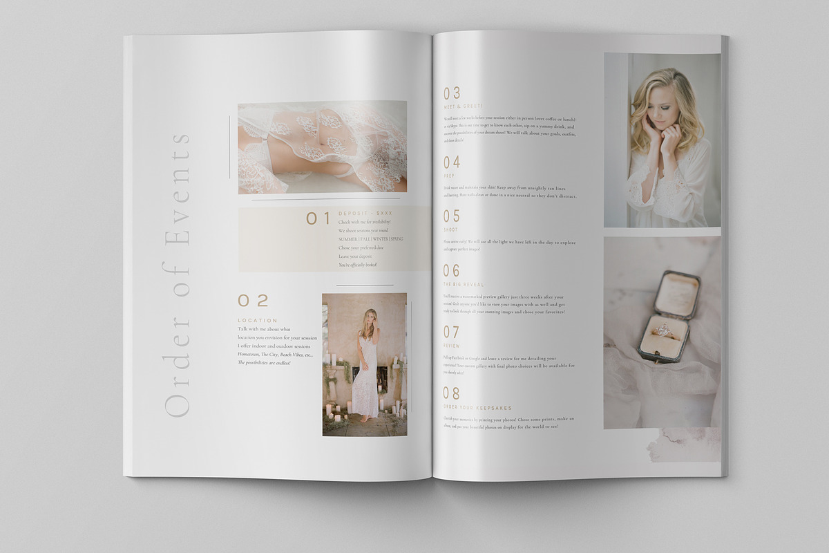 Boudoir Photography Magazine, a Magazine Template by By Stephanie Design