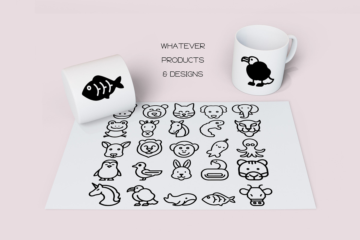Animal Alphabet - Dingbat Font, a Symbol Font by WADLEN
