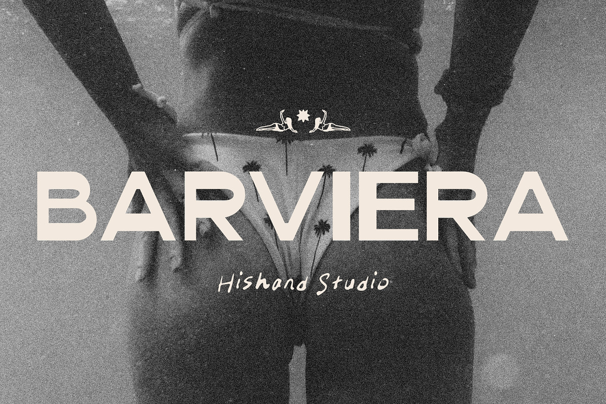 Barviera Font Duo, a Sans Serif Font by Hishand Studio