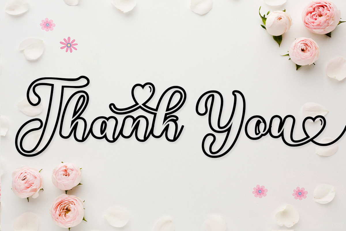 Kayla Outline, a Script Font by Ws Studio