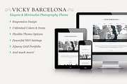 Vicky Barcelona - Elegant Portfolio, a WordPress Template by Maquina