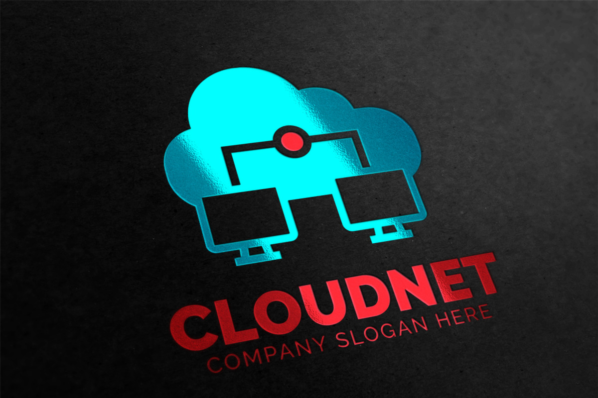 Cloud Network Logo, a Branding & Logo Template by essegraphic