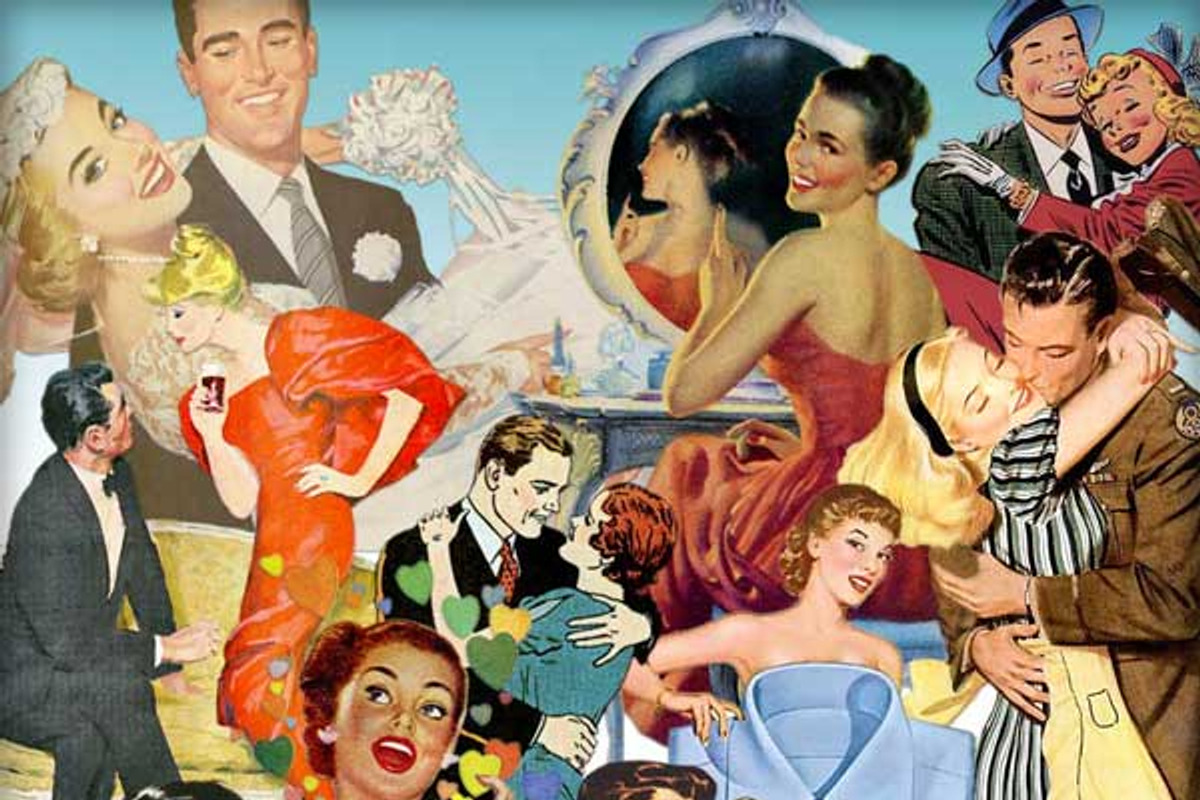 Retro Romance Advertising Elements, an Object Graphic by ephemoire