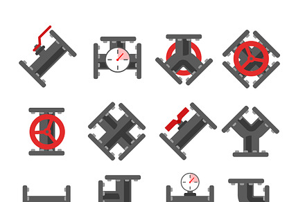 Pipe fitting sign, an Outline Icon by Alejik