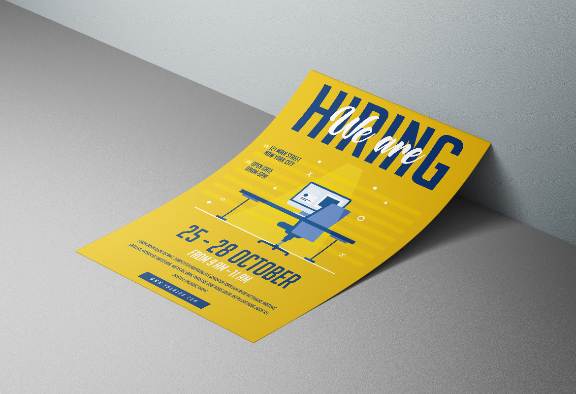 Job Fair Flyer, a Flyer Template by Tokosatsu