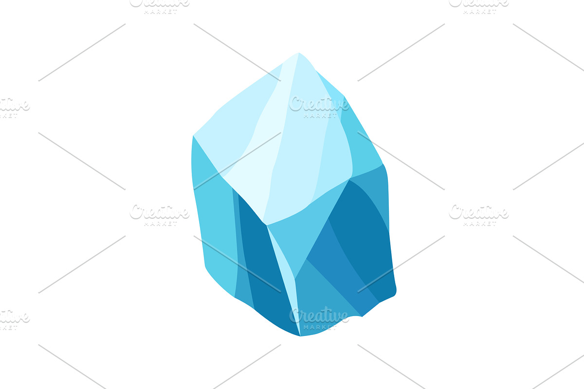 Cartoon ice crystals. Cold frozen, an Object Graphic by the8monkey ...