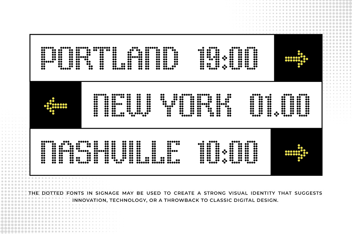 Poladots - Modern Futuristic Dotted, a Sans Serif Font by Typia Nesia