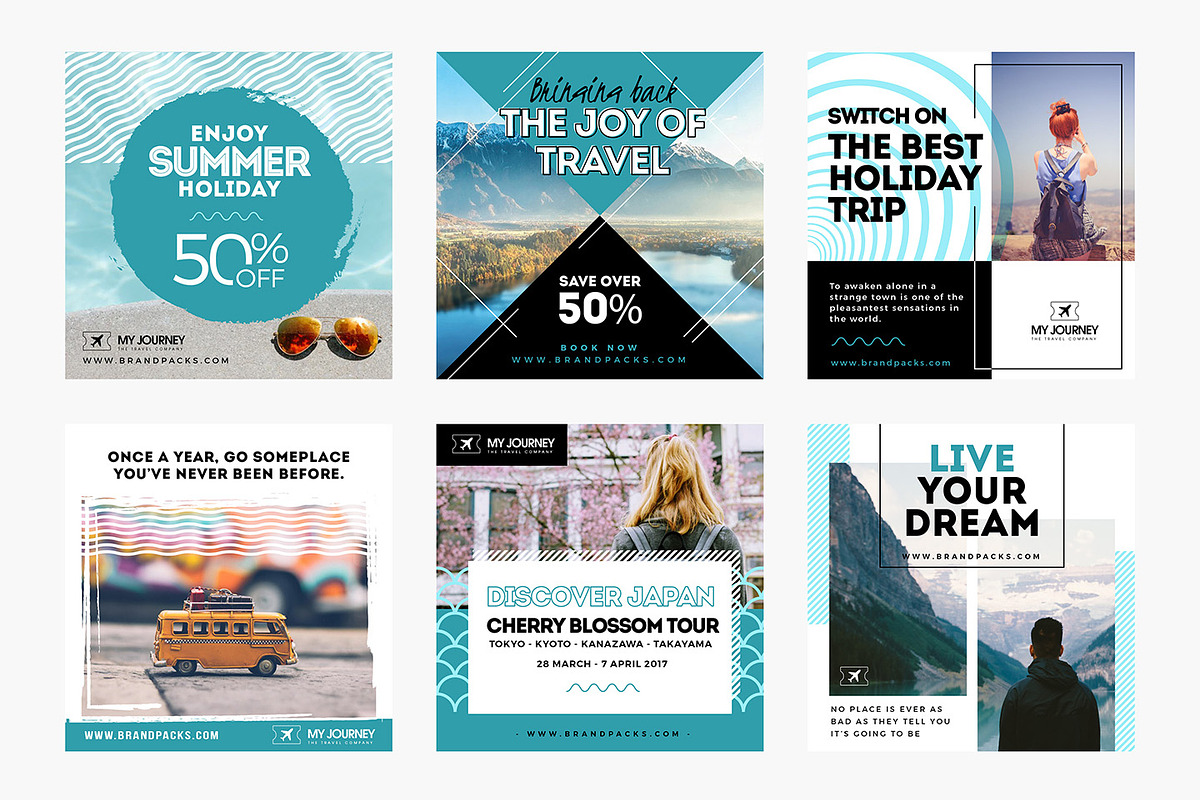 Social Media Templates Pack Vol.1, a Social Media Template by BrandPacks