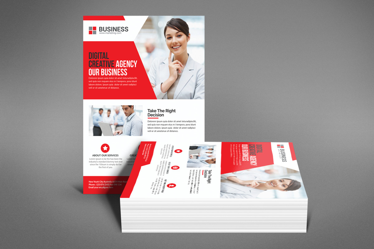 Smart Business Flyer, a Flyer Template by graphicforest