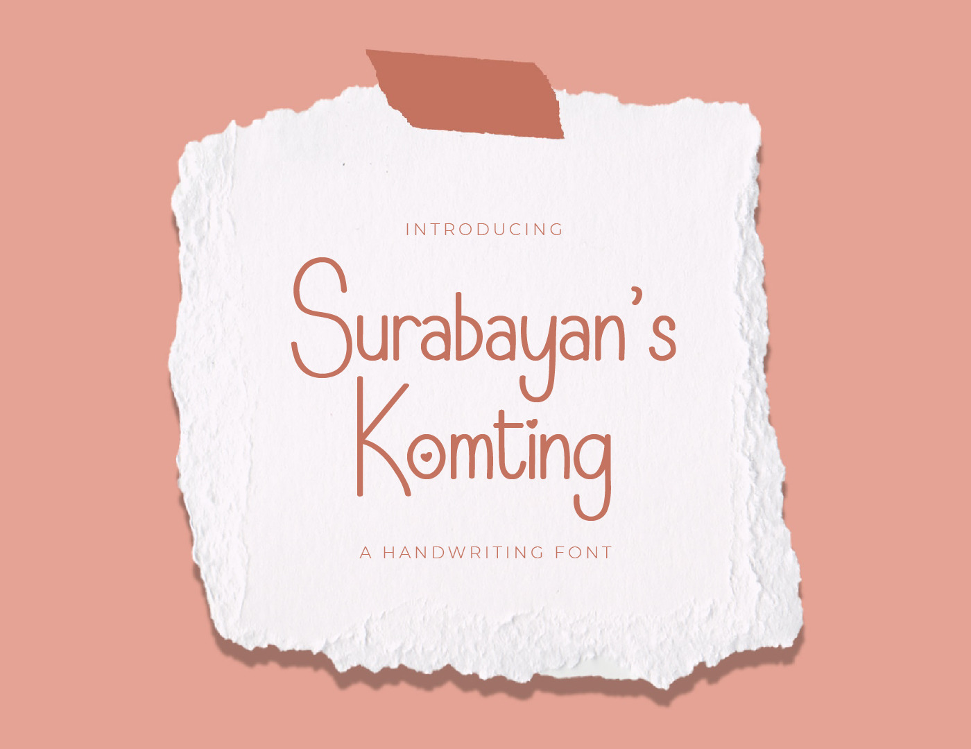 Surabayan’s Komting Script Font, a Script Font by infernostudio3 ...