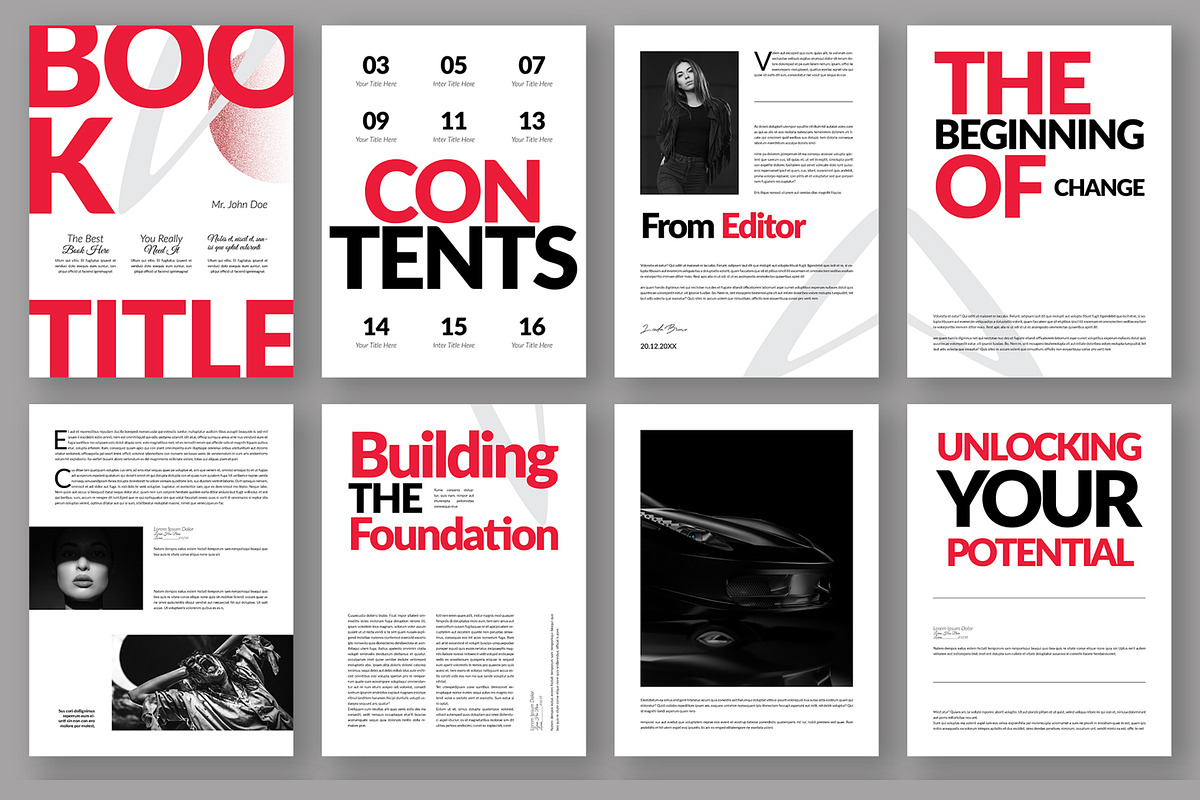 Professional Book Layout Template