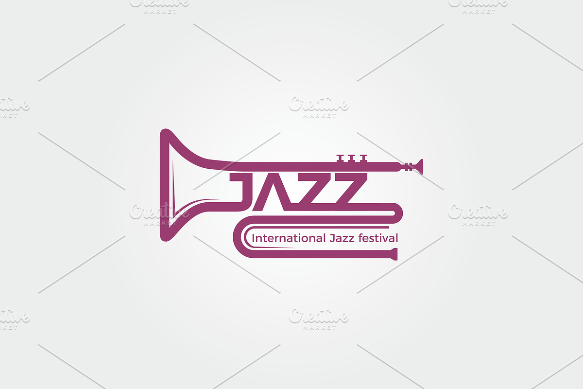Jazz Music Logo, a Branding & Logo Template by REDVY CREATIVE