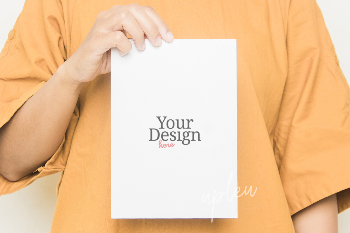 Greeting Card A5 Size Mockup, a Mockup by ariodsgn | Creative Market