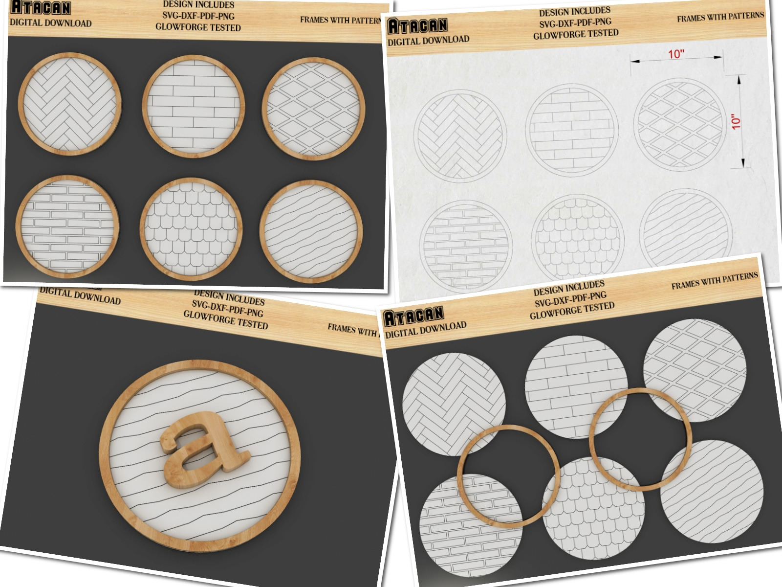 Herringbone Tile Brick Roof Patterns, a Graphic by AtacanDigital