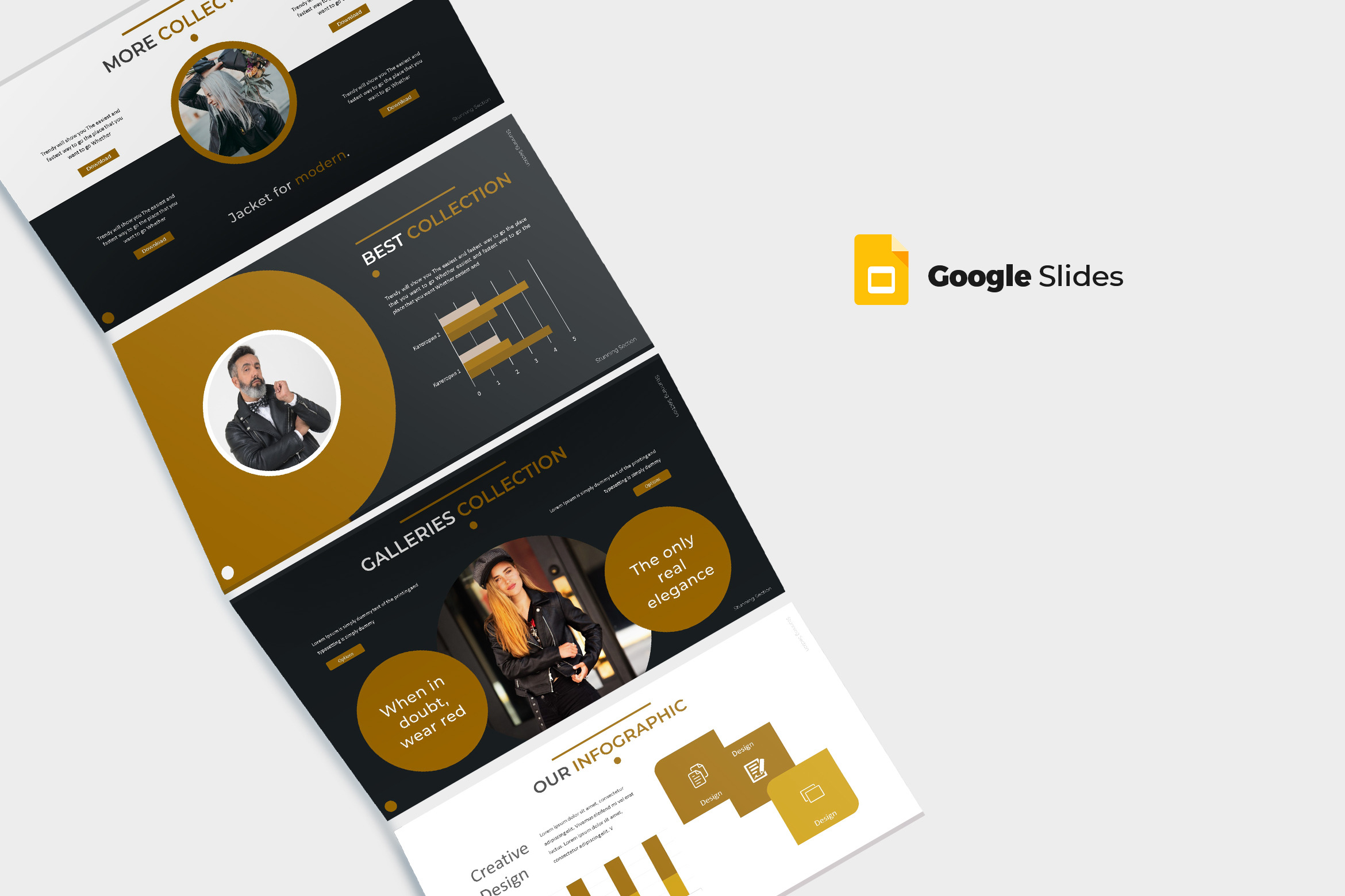 Jacket - Google Slides Template, a Presentation Template by AQR Studio