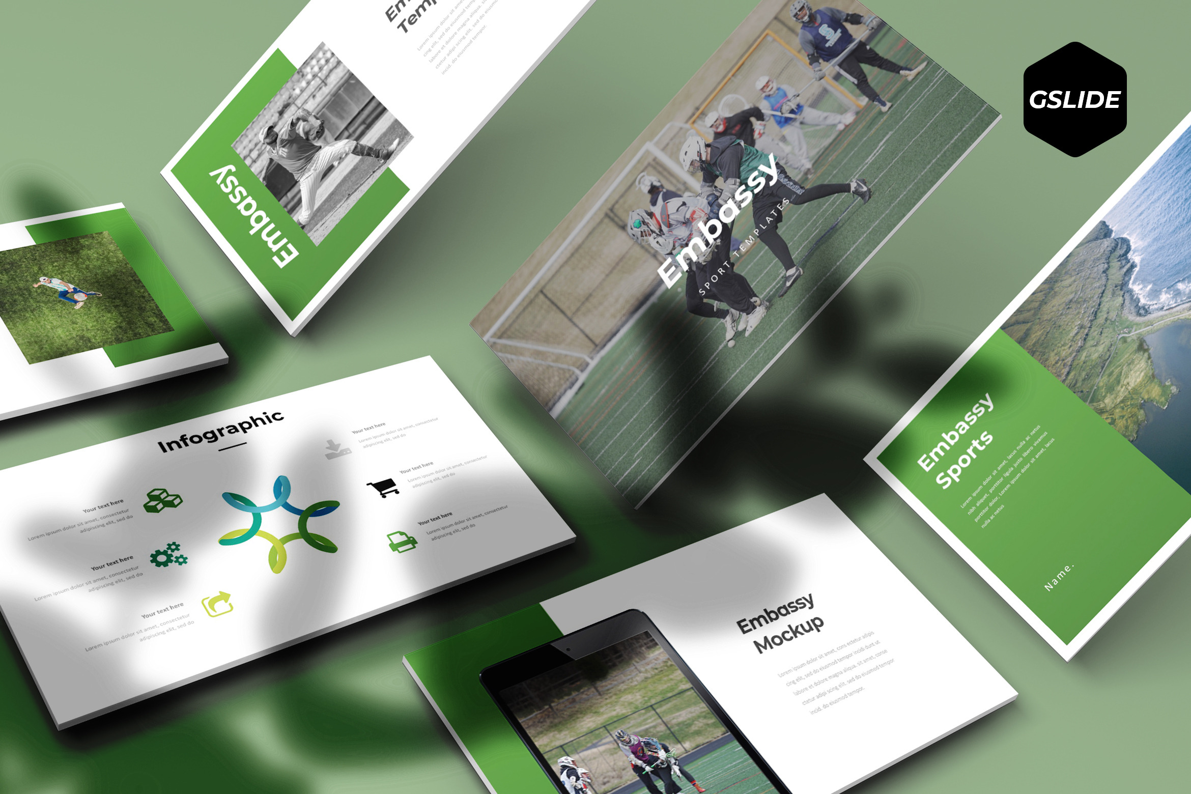 Embassy - Google Slide Template, a Presentation Template by AQR Studio