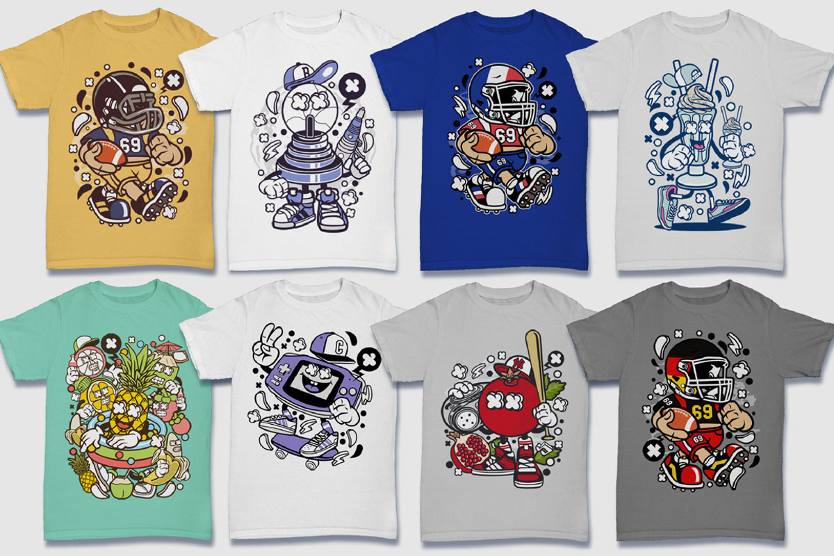 Cartoon Vector #4 Design Bundle, an Illustration by roach_graphic