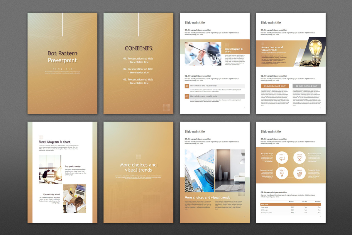 Dot Pattern PowerPoint Template