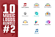 10 Music Logo Bundle #2, a Branding & Logo Template by PutraCetol Studio