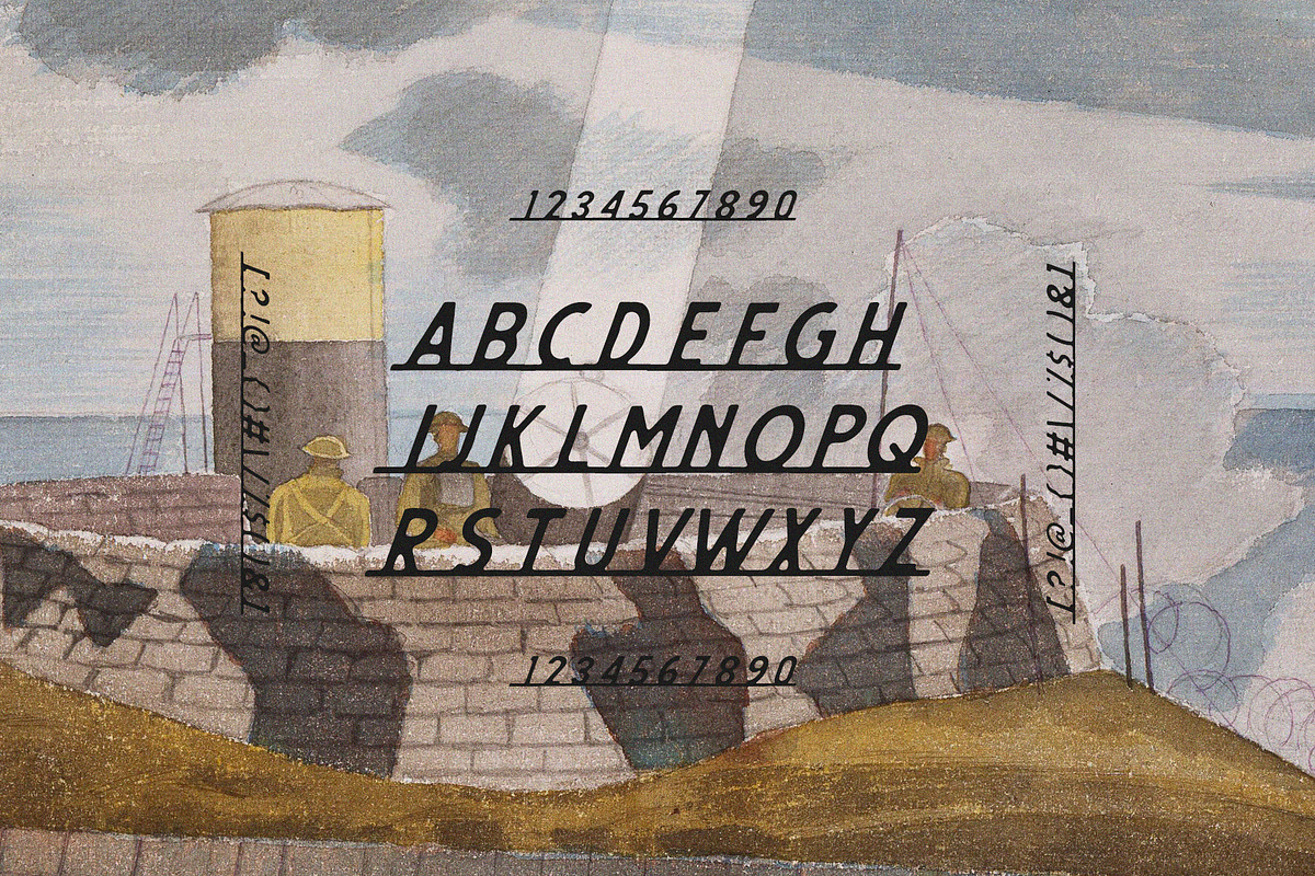 Kranon Typeface, a Symbol Font by Megflags