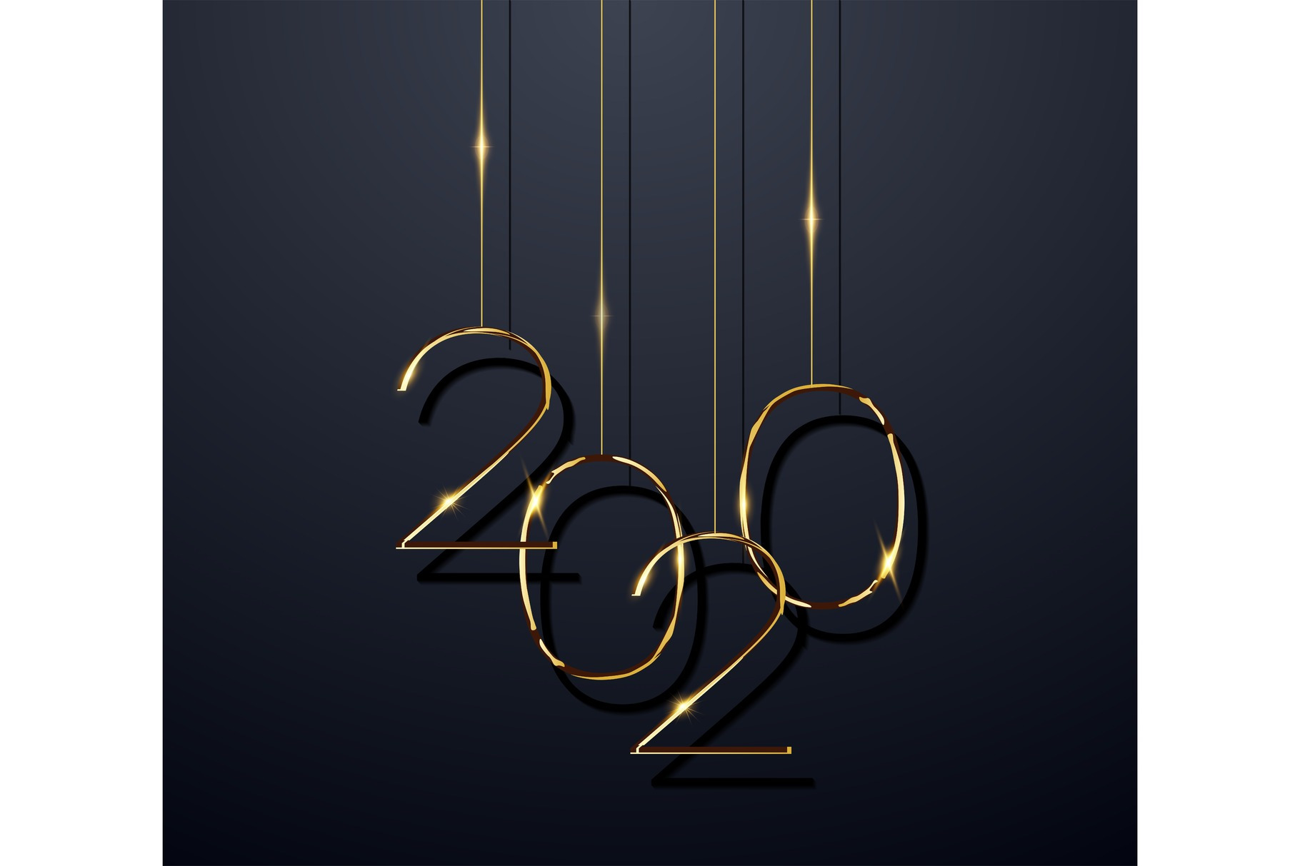 Happy New Year 2020 winter holiday, an Object Graphic by ZinetroN