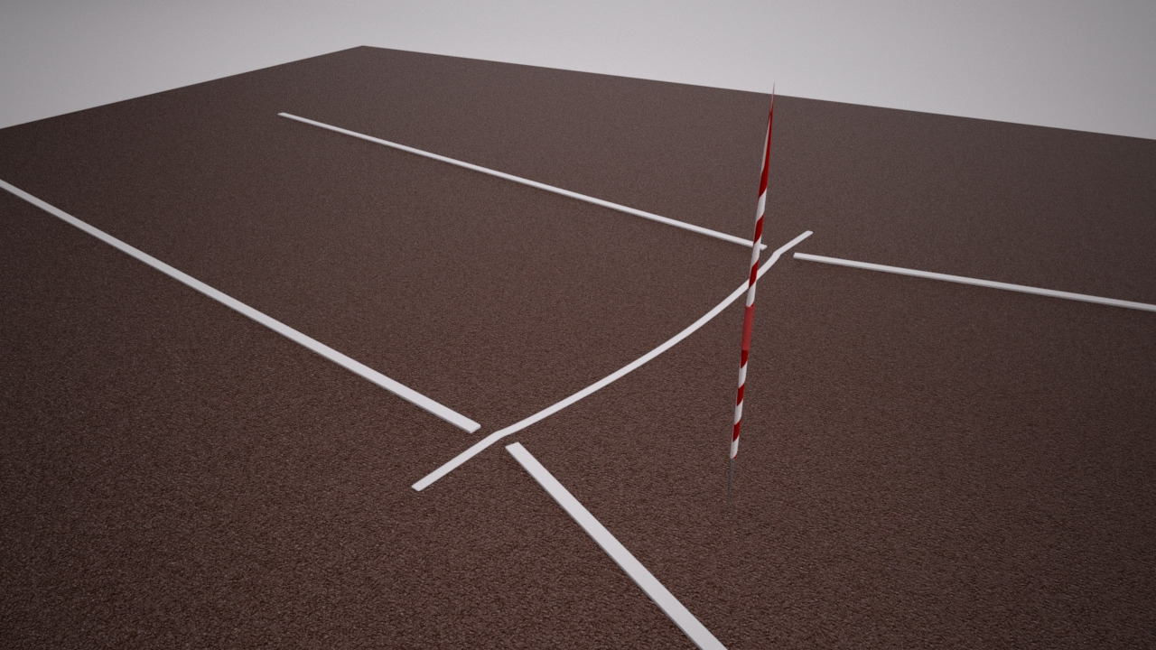 Track & Field Javelin Runway, an Object 3D Model by kjpargeterimages