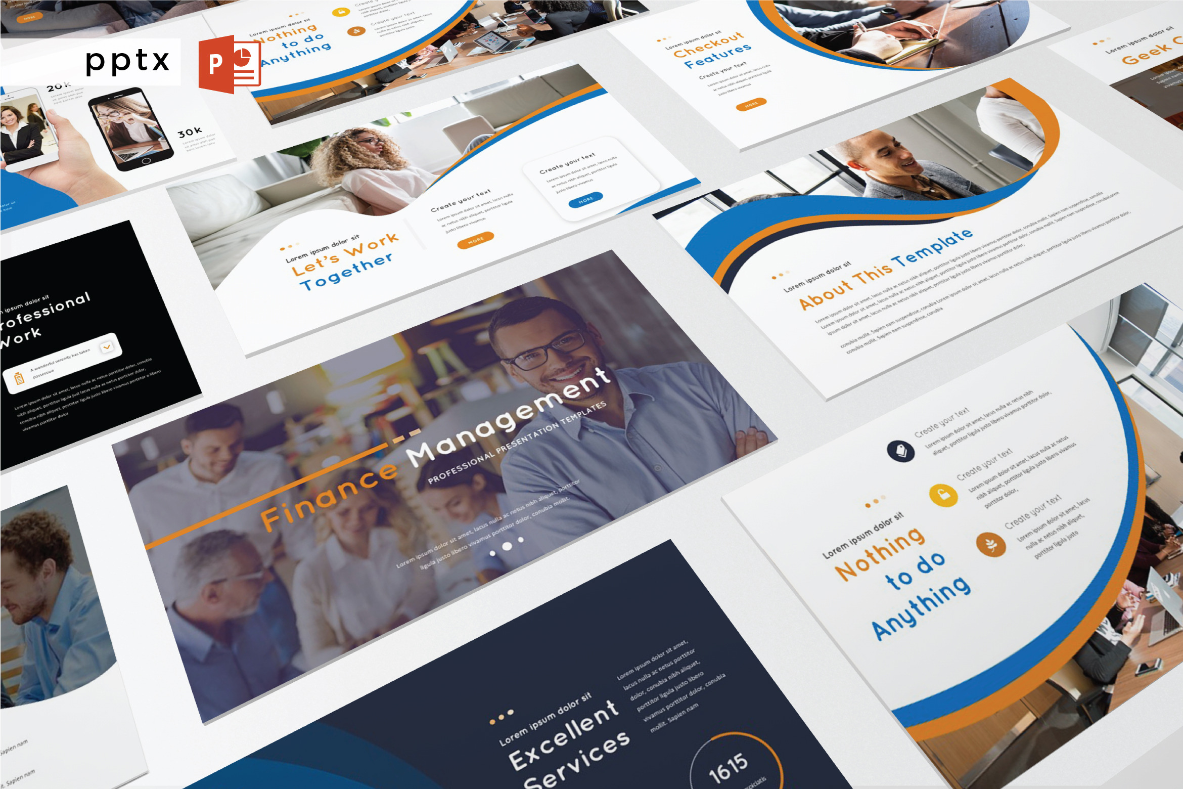 FINANCE MANAGEMENT-Powerpoint, a Presentation Template by Shafura