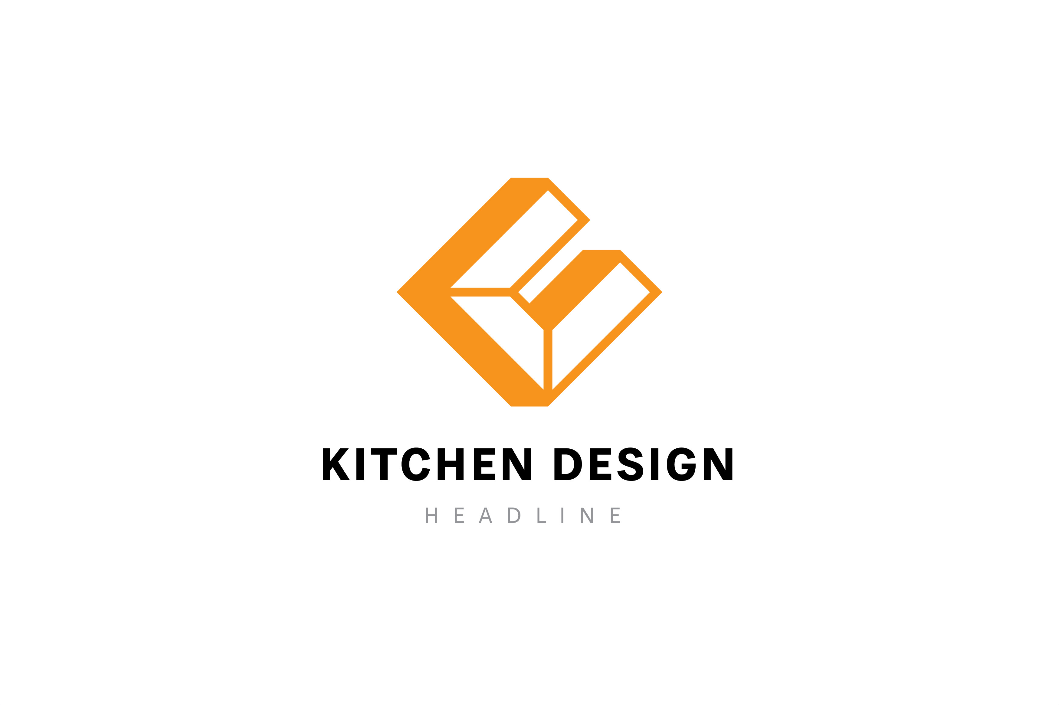 Kitchen design logo template., a Branding & Logo Template by Anton ...