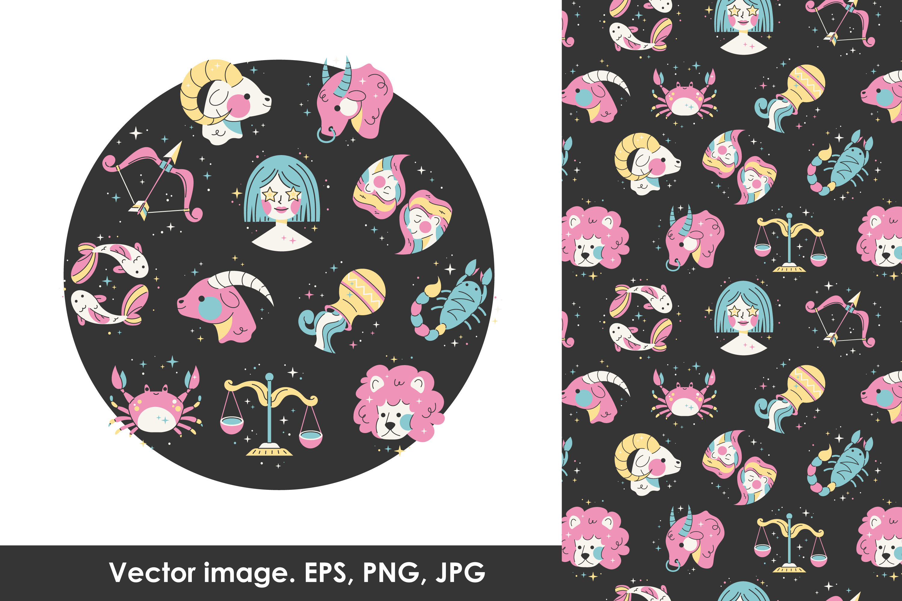 Zodiac Signs, Design Elements